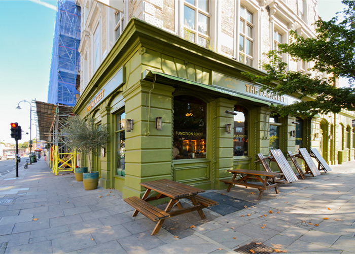 Traditional Awnings Installation at The Parakeet Restaurant, Kentish ...