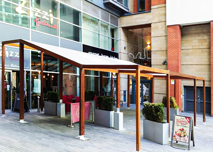 Hand Crafted Timber Terrace Awnings | Morco Blinds