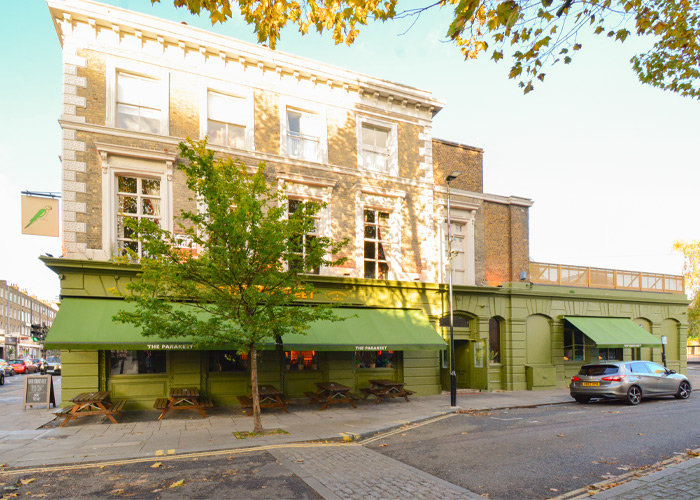 Traditional Awnings Installation at The Parakeet Restaurant, Kentish ...